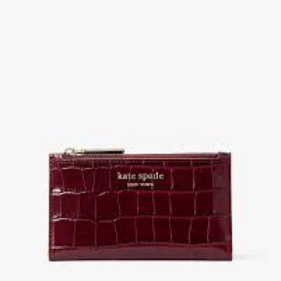 kate spade | Bags | Kate Spade Croc Embossed Wallet | Poshmark